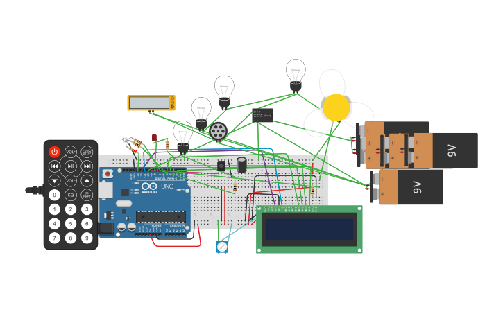 Circuit Design Copy Of Home Automation For Smart Home Tinkercad