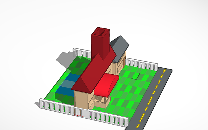 3D design Plants vs. Zombies Crazy davs house | Tinkercad