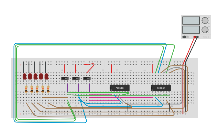 Circuit design CSC Phase 3 | Tinkercad