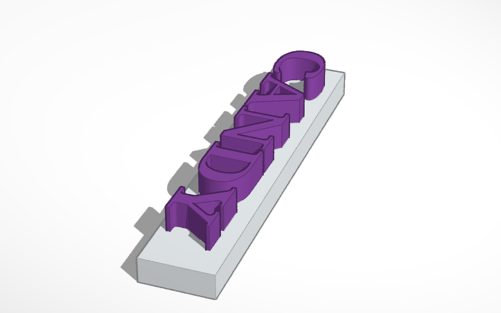 3D design candy bar | Tinkercad