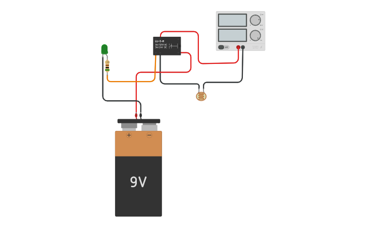 Circuit Design Copy Of გარე განათება რელე 3 დღე 5 Tinkercad