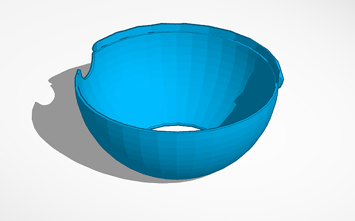 3D design dumbbell mold - Tinkercad