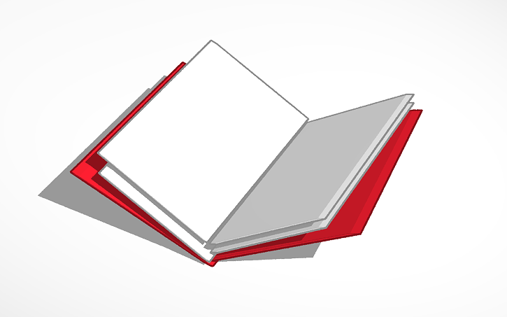 3D design Book Book - Tinkercad