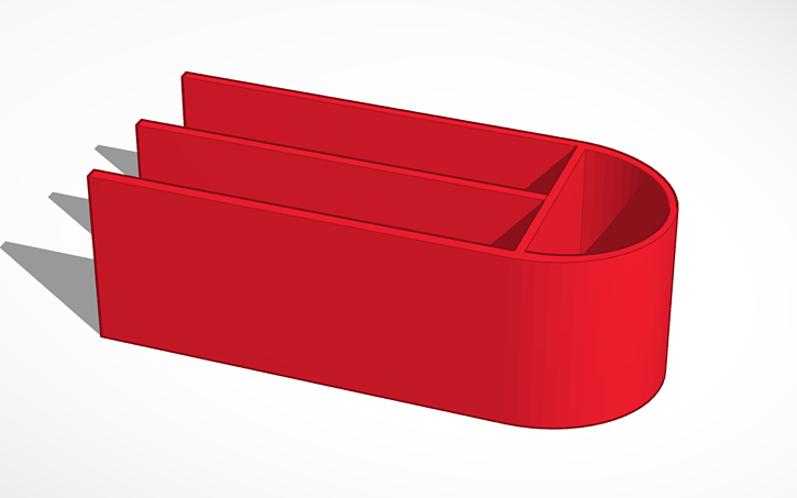 3D design Artbook and Pencil holder-Dual Extrusion Print | Tinkercad