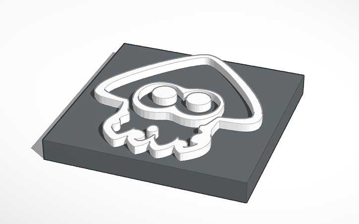 3d Design Splatoon Tinkercad