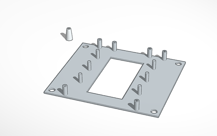 3D design Kulp K32 Mounting Plate - Standalone - Tinkercad