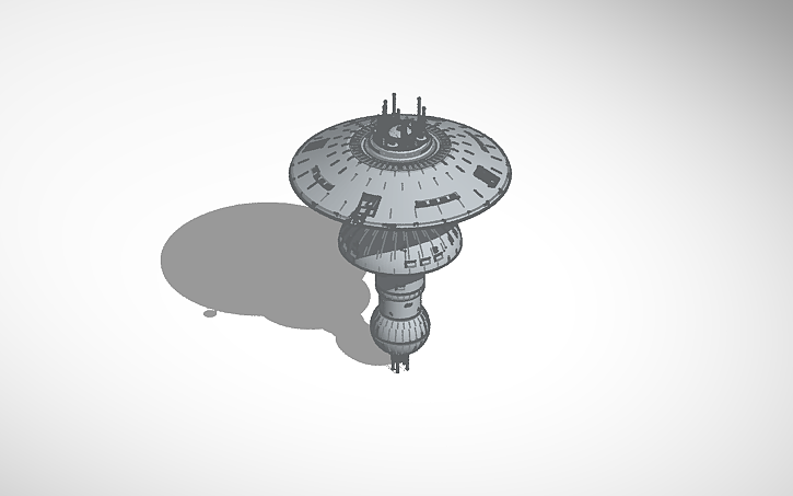 3D design Earth Spacedock from Star Trek | Tinkercad