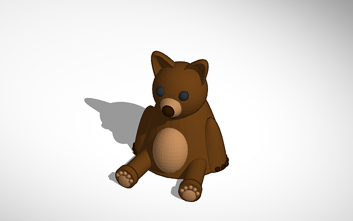 3D design Bear | Tinkercad