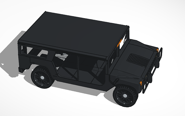 3D design Hummer H1 Alpha (EARLY W.I.P. Showcase) - Tinkercad