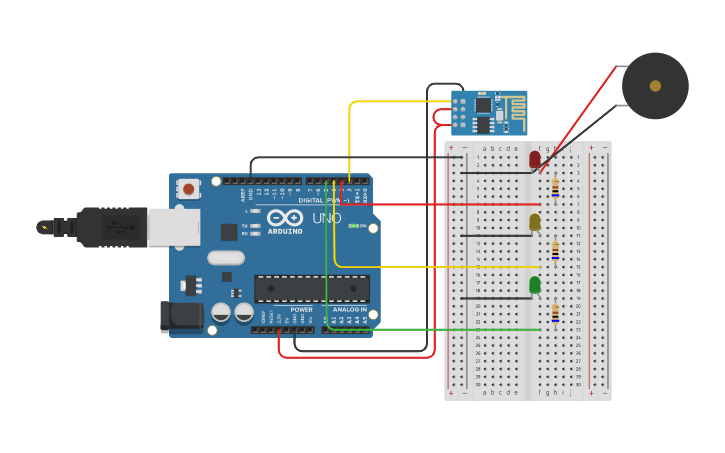 Circuit Design Copy Of Wifi Module Esp8266 Tinkercad