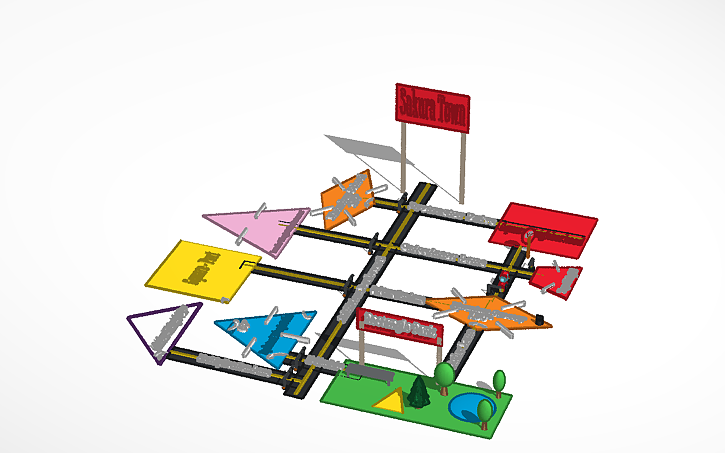 3D design Math Project Funkytown | Tinkercad