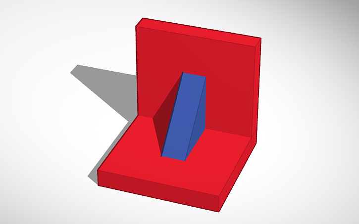 3D design Angle brace - Tinkercad