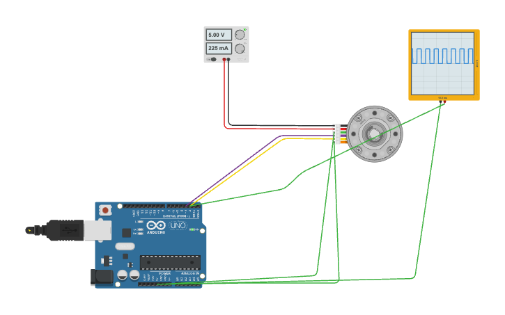Circuit design TP1 LU2EEP21-Encoder | Tinkercad