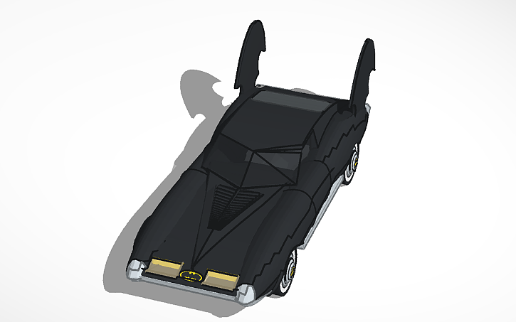 3D design Batmobile - Tinkercad