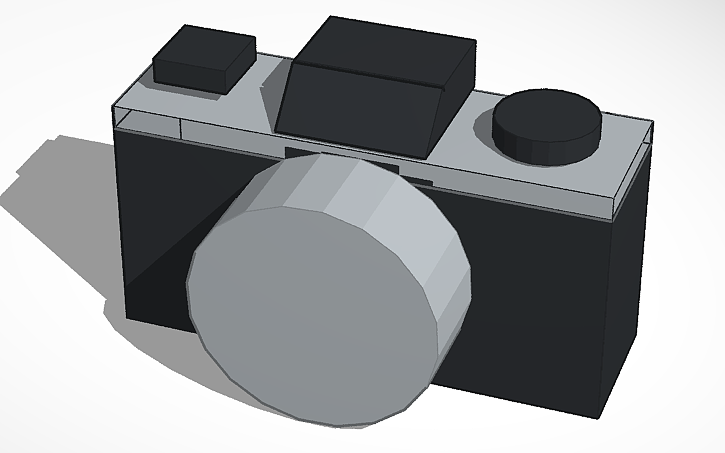 3D design càmera - Tinkercad