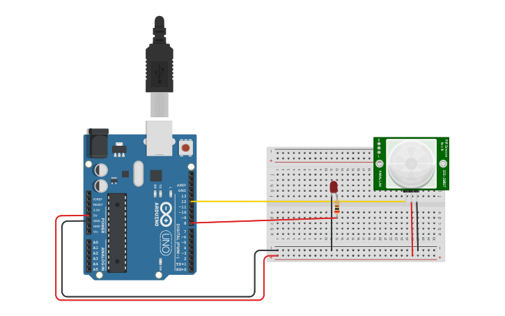 Circuit design sensor gabriel | Tinkercad