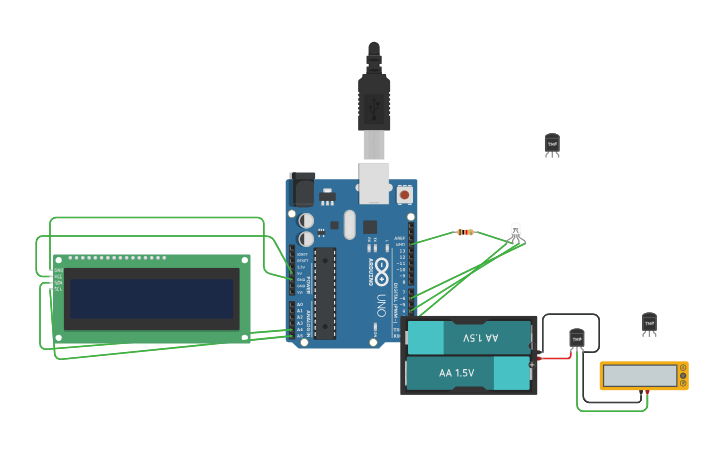 Circuit design PREGUNTA 2 ARDUINO - Tinkercad