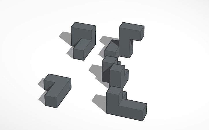 3d Design Copy Of 5 Rotating Objects Tinkercad