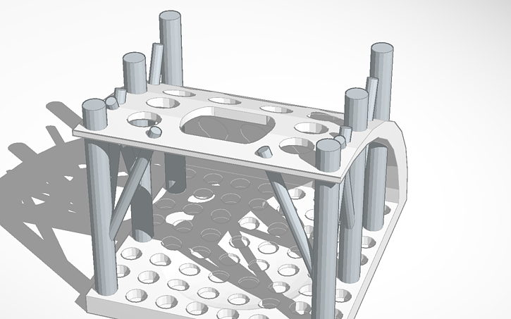 3D design Modern Pencil Holder | Tinkercad