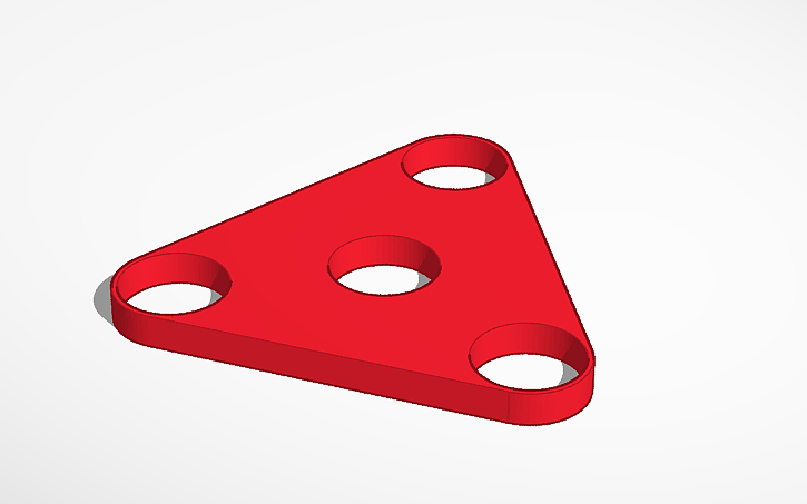 3d Design Triangle Fidget Tinkercad