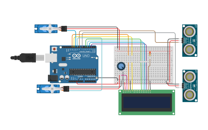 Circuit design Avaliação 1 - Arthur Carolino Soares - Tinkercad