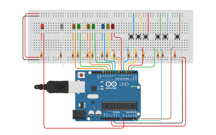 Circuit design Vending Machine | Tinkercad