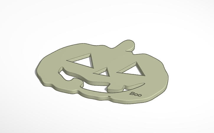 3D design Jack O Lantern - Tinkercad