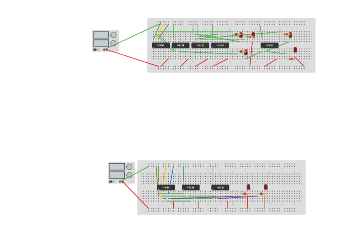 Circuit Design Lab2 Full Adder Tinkercad
