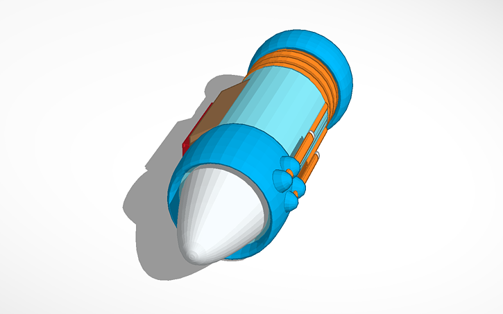 3D design Futuristic Jet Engine for Plastic Models. - Tinkercad