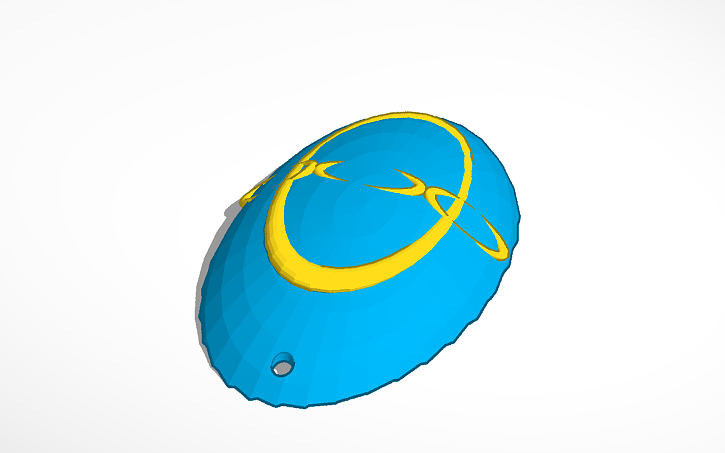 3D design fishing spoon - Tinkercad