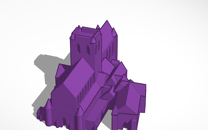 3D design Paisley Abbey - Tinkercad