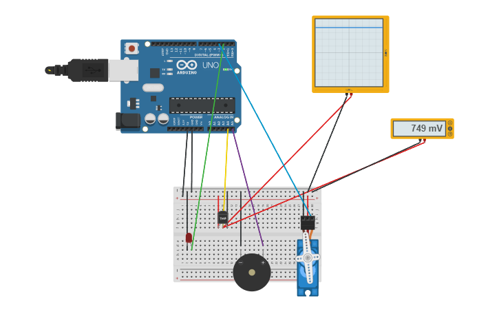 Circuit design ejercicio 4 - Tinkercad