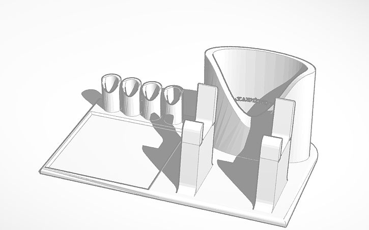 3d Design Kalem Kutusu Tinkercad