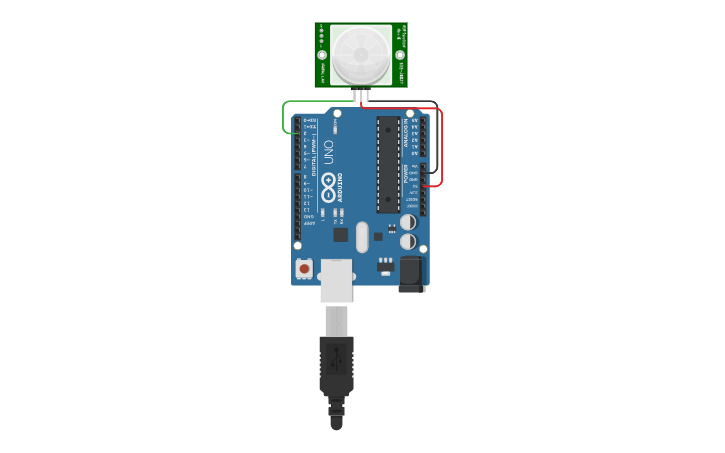 Circuit Design Pir Motion Sensor Tinkercad