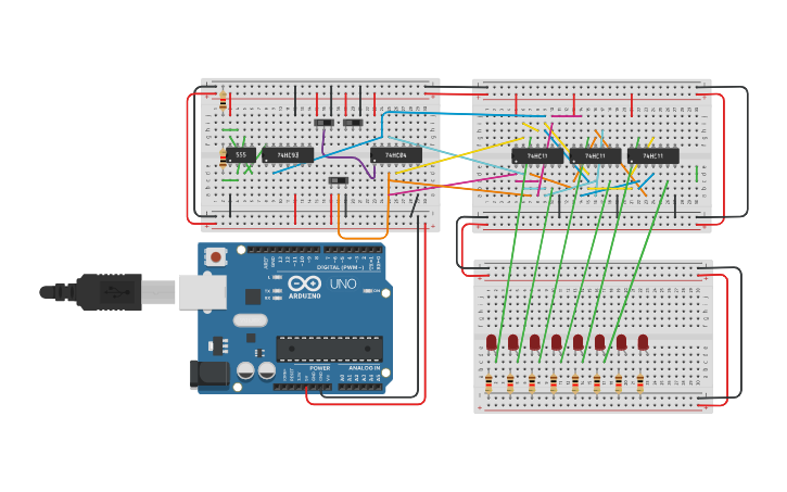 Circuit Design Decoder Week 9 Assignment Tinkercad