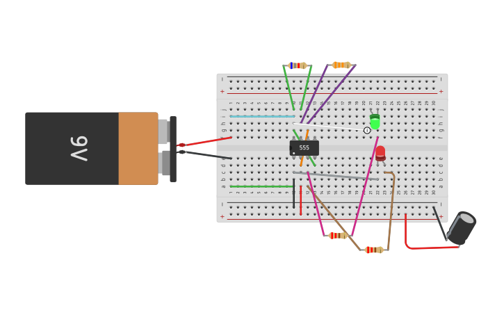 Circuit Design Alternating Railway Circuit Tinkercad