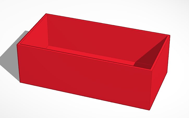 3D design Rectangle Bucket | Tinkercad