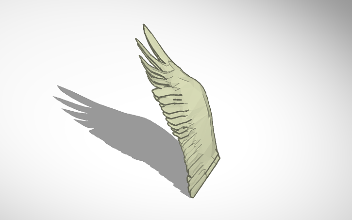 3D design wing - Tinkercad
