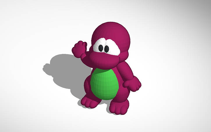 3D design barney - Tinkercad