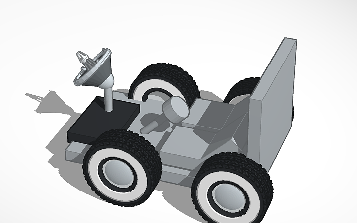 3D design stunning rover | Tinkercad