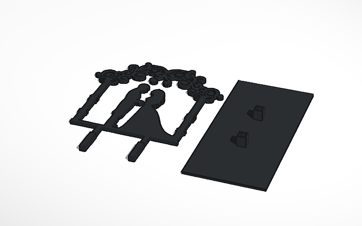 3D design wedding - Tinkercad