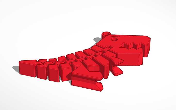 3D design Copy of Flexi animals - Tinkercad