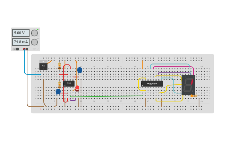 Circuit design Decade Counter 4793_2A - Tinkercad