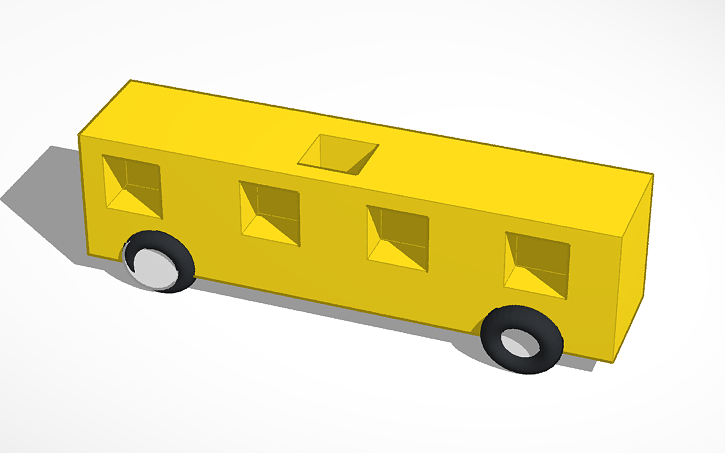 3D design Magic School Bus | Tinkercad