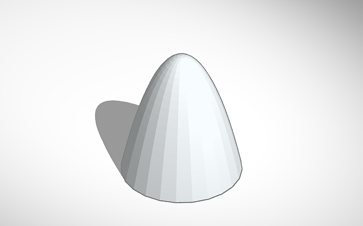 3D design CONE - Tinkercad
