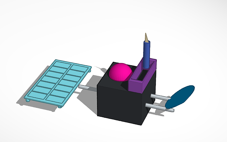 3D design Space Craft - Tinkercad