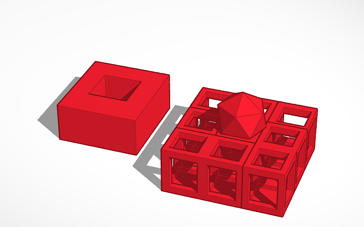 3D design boxs with circle BETA | Tinkercad