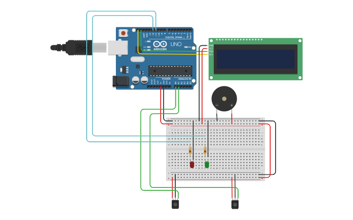 Circuit design Rychlostní radar | Tinkercad