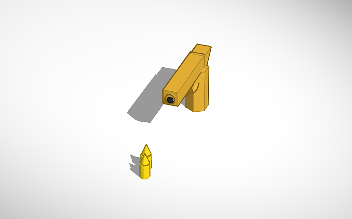 3D design GOLDEN GLOCK-19 | Tinkercad