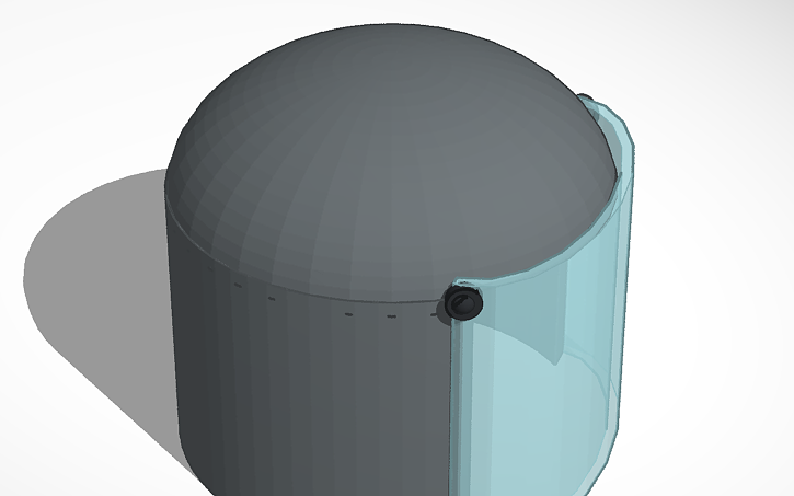 3D design tactical helmet - Tinkercad